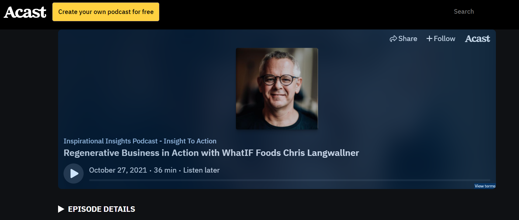 Acast - Dawna Jones Podcast | WhatIF Foods Blog