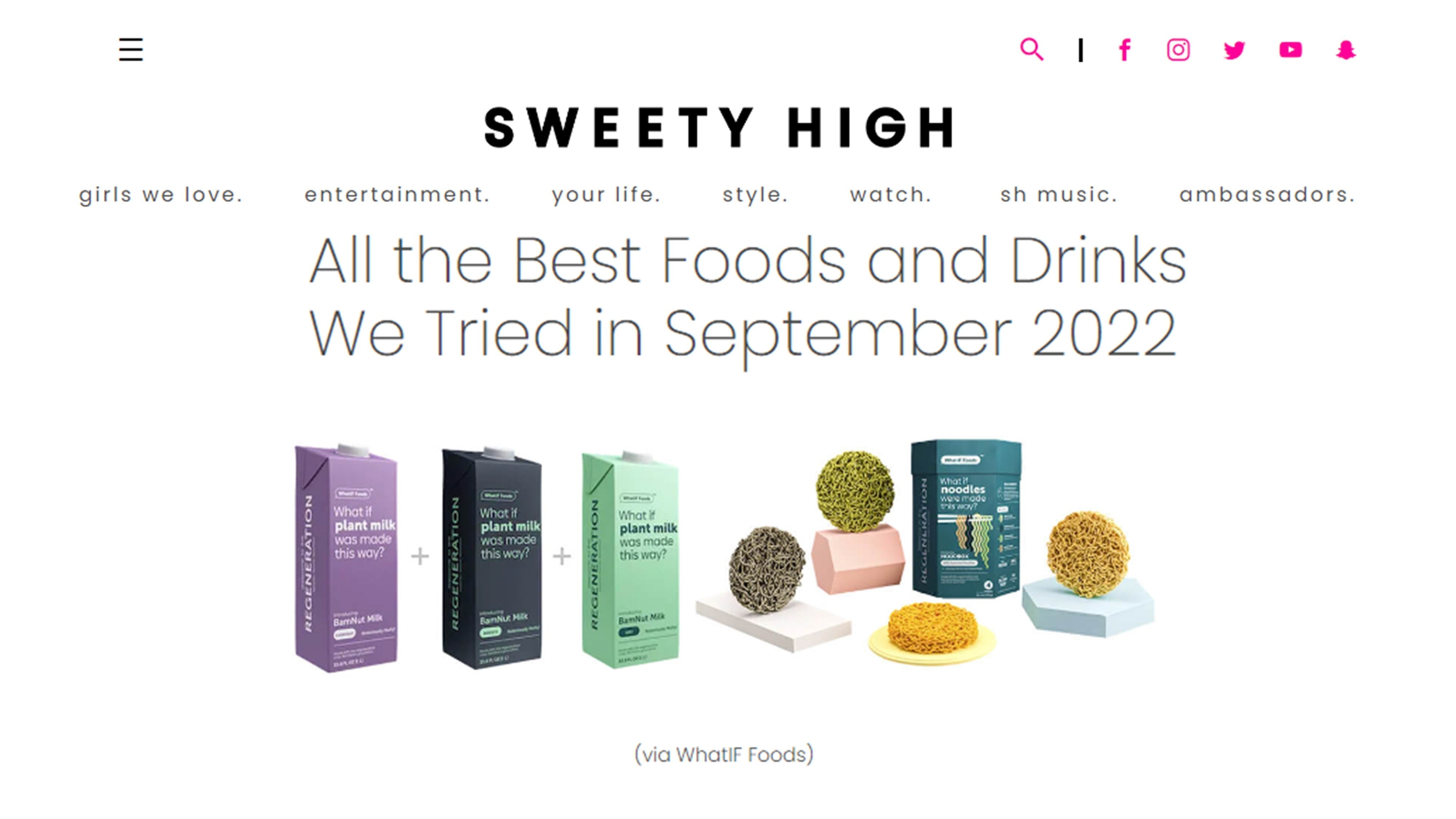 All the Best Foods and Drinks We Tried in September 2022 | WhatIF Foods ...