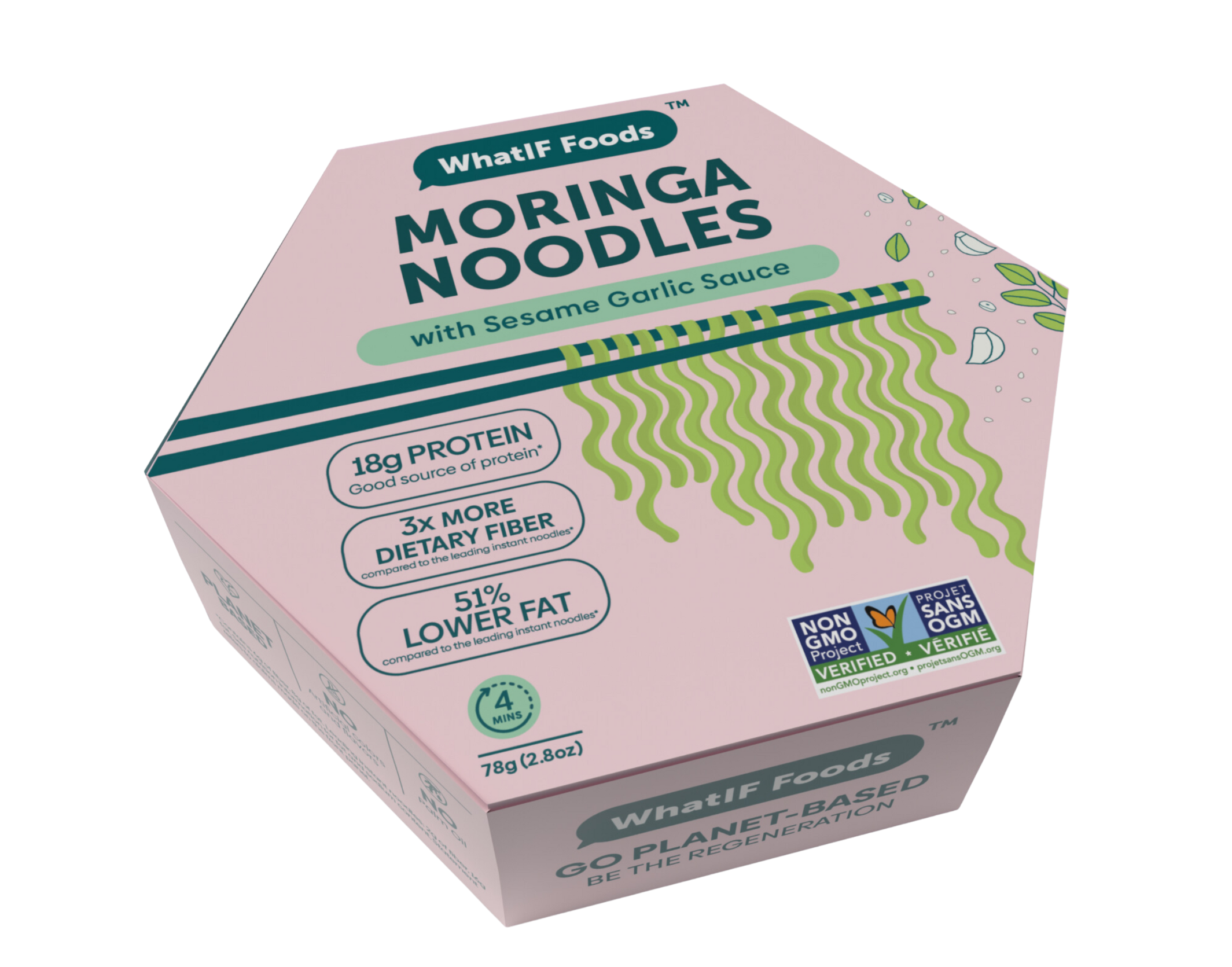Healthy Moringa Noodles by WhatIF Foods | Single Serve