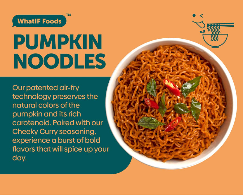 Healthy Pumpkin Noodles by WhatIF Foods | Single Serve