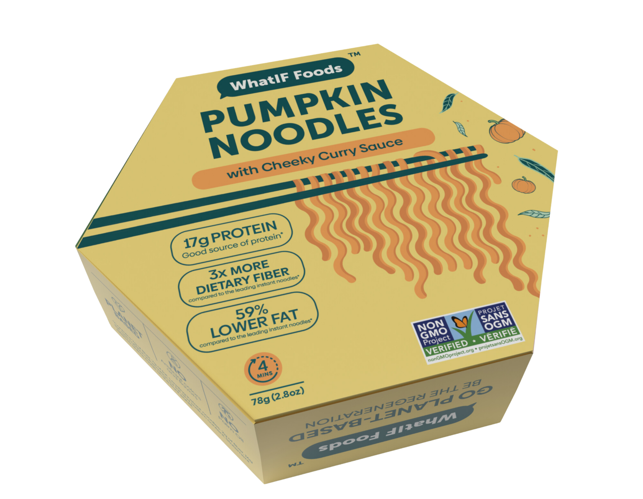 Healthy Pumpkin Noodles by WhatIF Foods | Single Serve